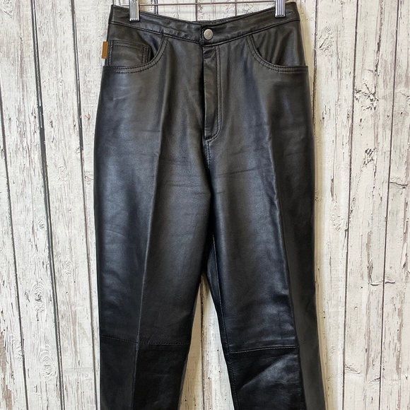 Bogner | Pants & Jumpsuits | Bogner High Rise Leather Pants Size 6l ...